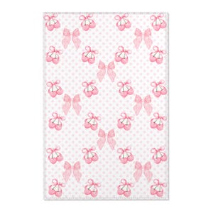 Coquette Room Decor Area Rug Living Room Accent Rug Housewarming Gift ...