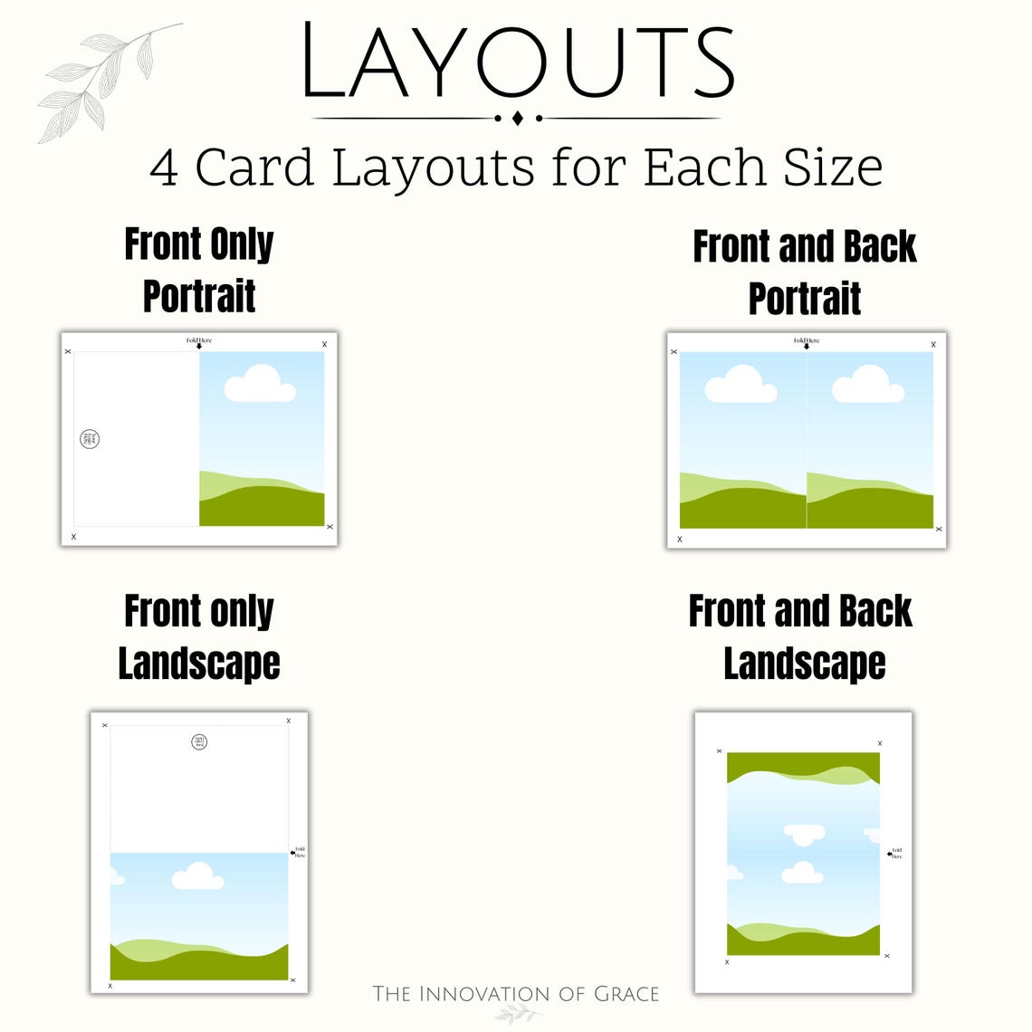 Greeting Card Editable Templates for Canva Drag and Drop Customizable ...