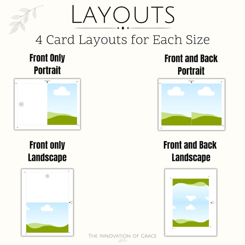 Greeting Card Editable Templates for Canva Drag and Drop Customizable ...