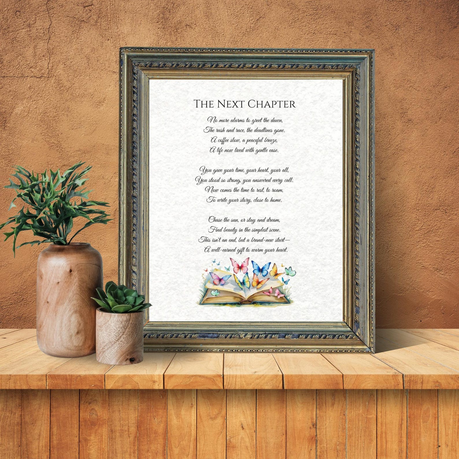 Life's New Chapter, Retirement Poem, Printable Retirement Gift - Etsy