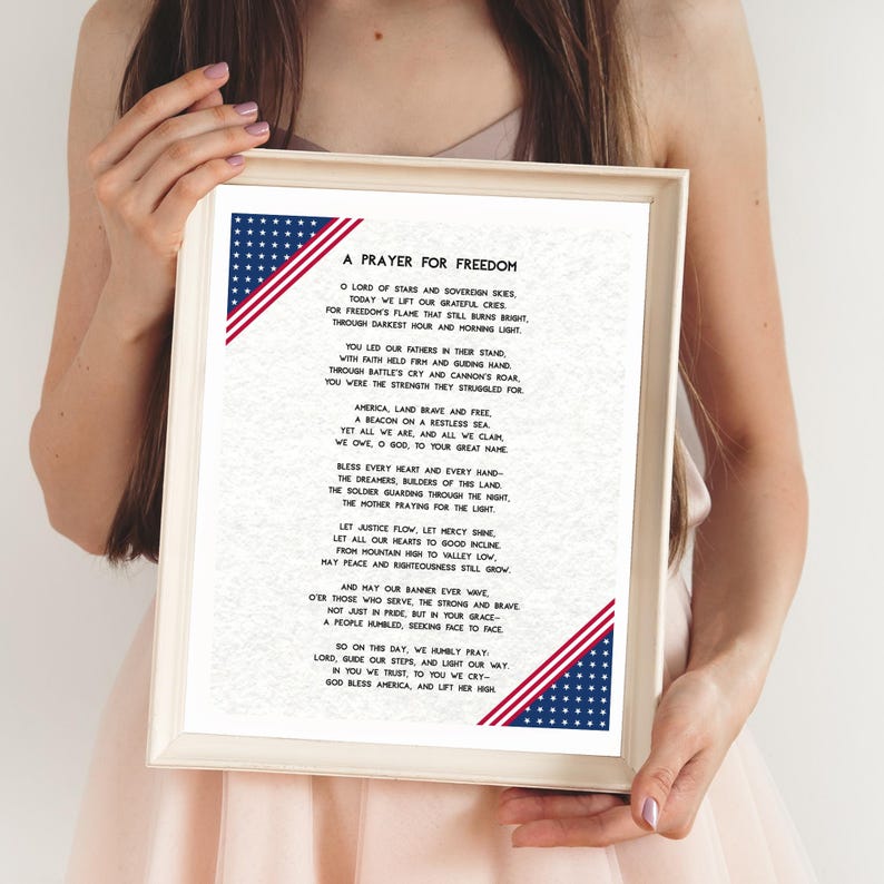 Printable Independence Day Poem | 4th of July Tribute | Patriotic ...