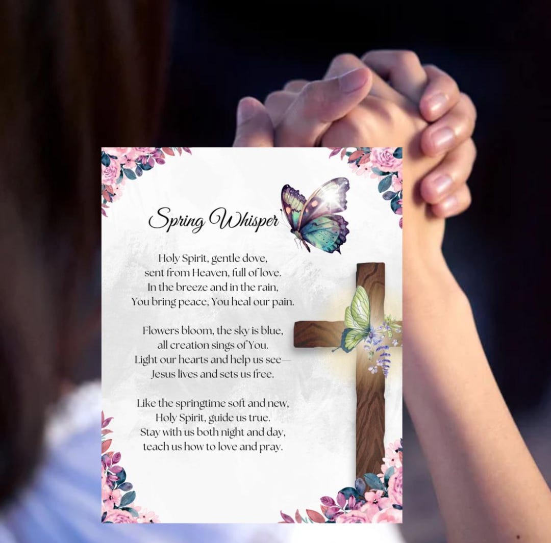 Beautiful Holy Spirit Poem , Religious Poem, Printable the Holy Spirit ...