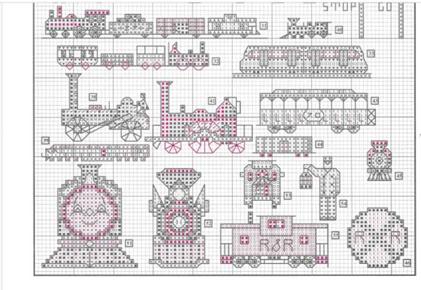 55 Vintage Train Knitting/crochet Patterns (PDF Download) - Etsy