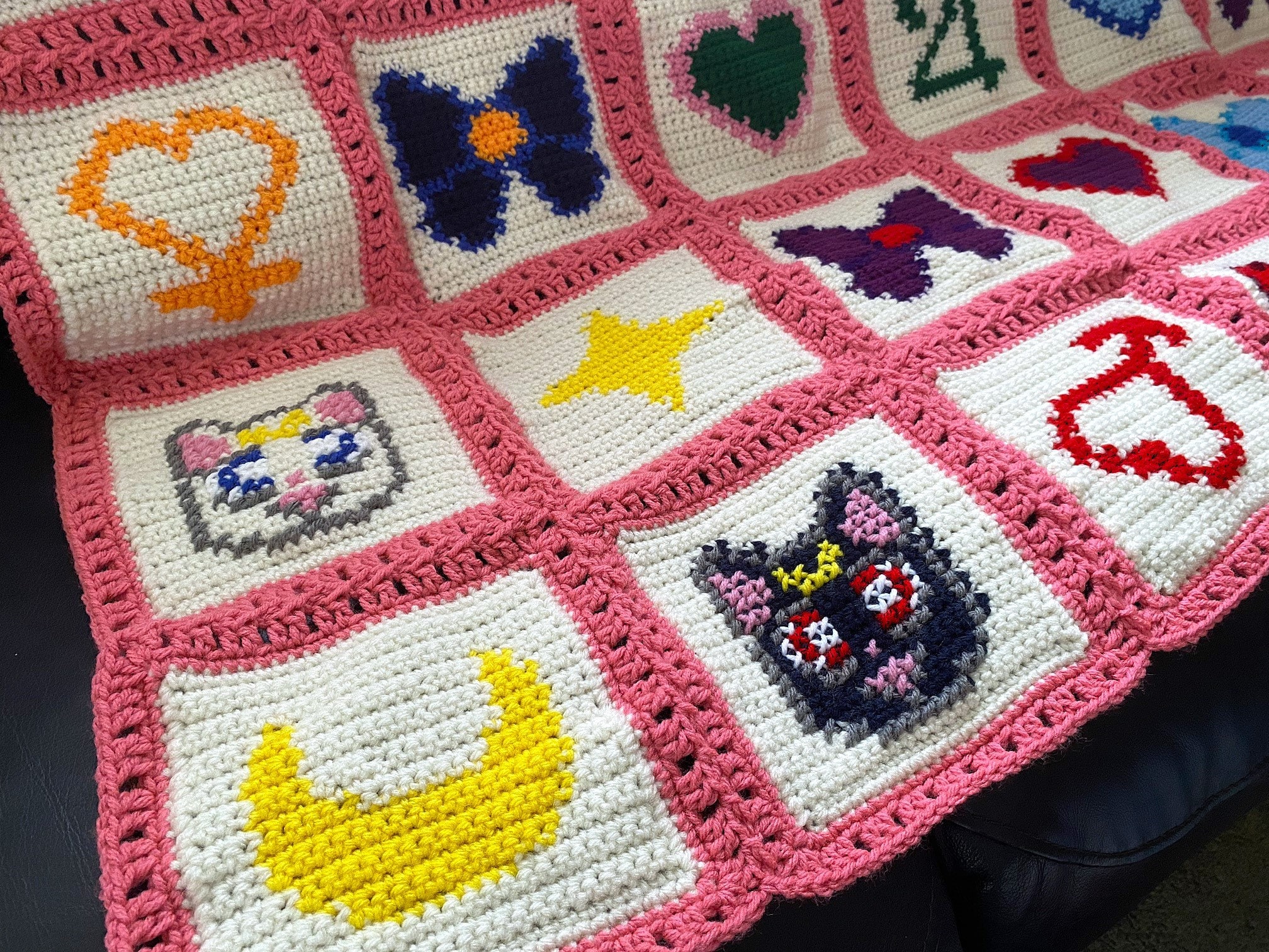Sailor Moon Crochet Blanket Pattern - Etsy