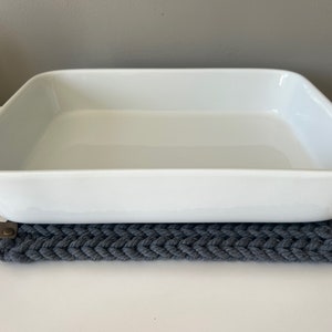 XL Hot Pad Trivet - for Long Pans, Baking Sheets - Houseplant Pad ...