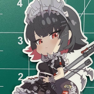 Ellen Joe Chibi Water Resistant Vinyl Sticker Button Bundle Anime Girl ...