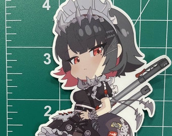 Ellen Joe Chibi Water Resistant Vinyl Sticker Button Bundle Anime Girl ...