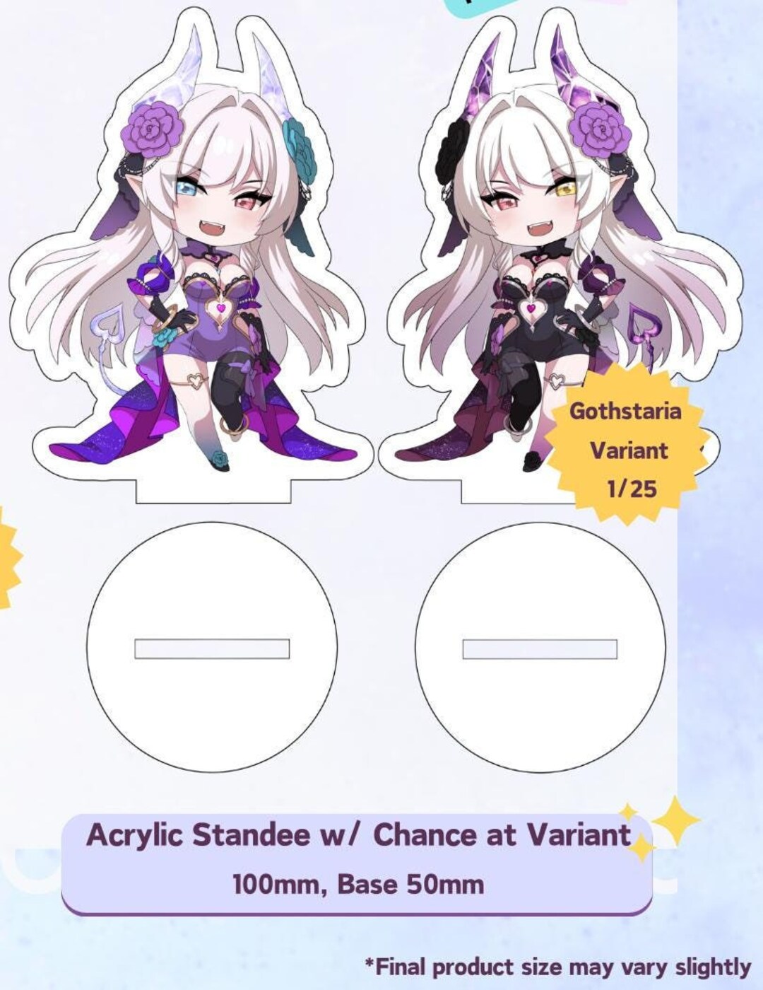 Astariasol Vtuber Crystal Acrylic Standee PRE-ORDER - Etsy