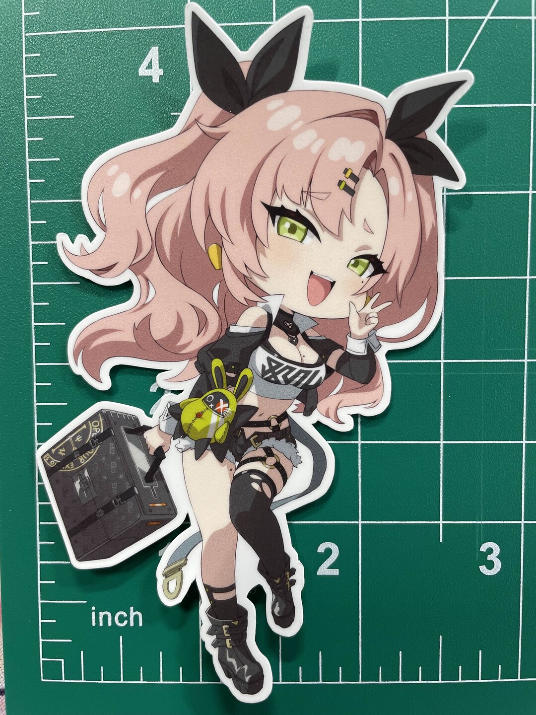 Nicole Chibi Water Resistant Vinyl Sticker | Anime Girl - Etsy