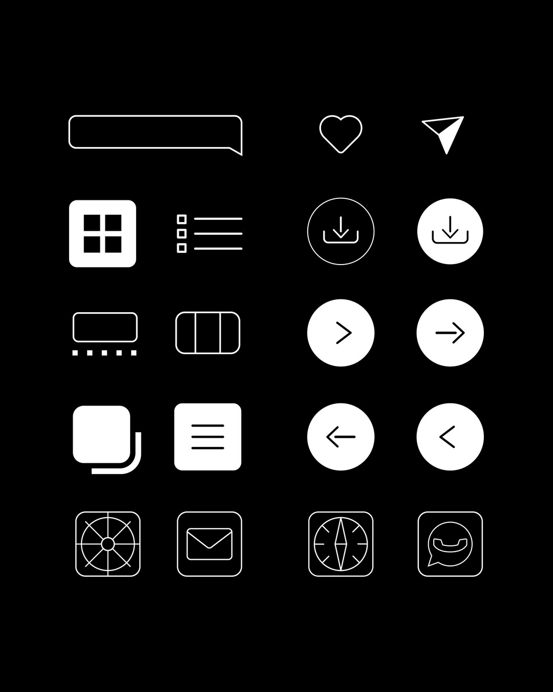 Social Media Icon UI Pack: Vector Mockups (AI File) - Etsy