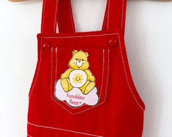Red overalls | Etsy