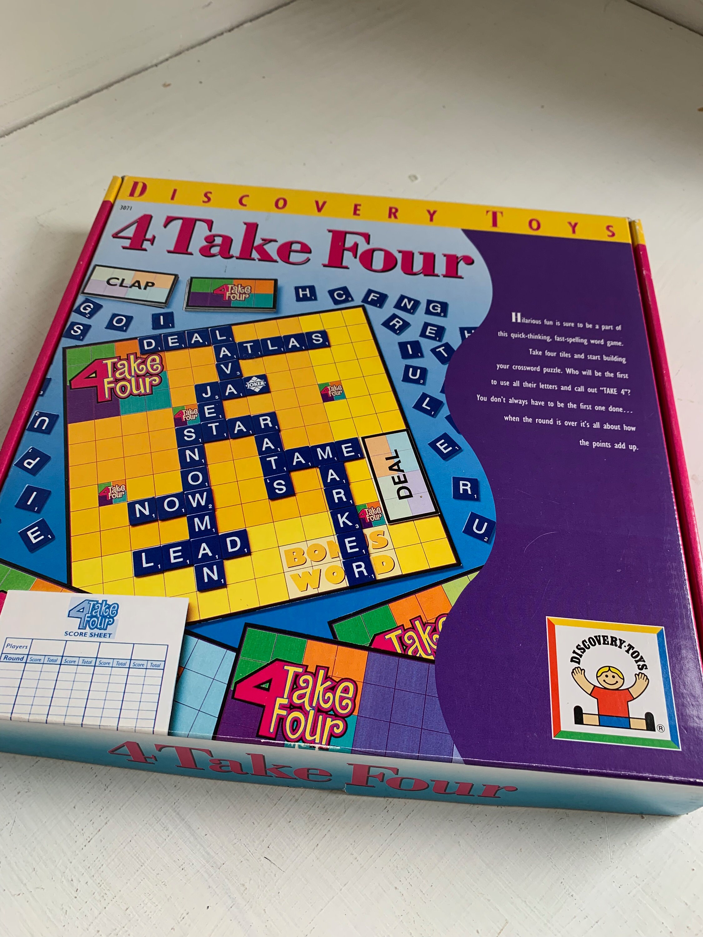 Vintage 4 Take Four Discovery Toys Game - Etsy