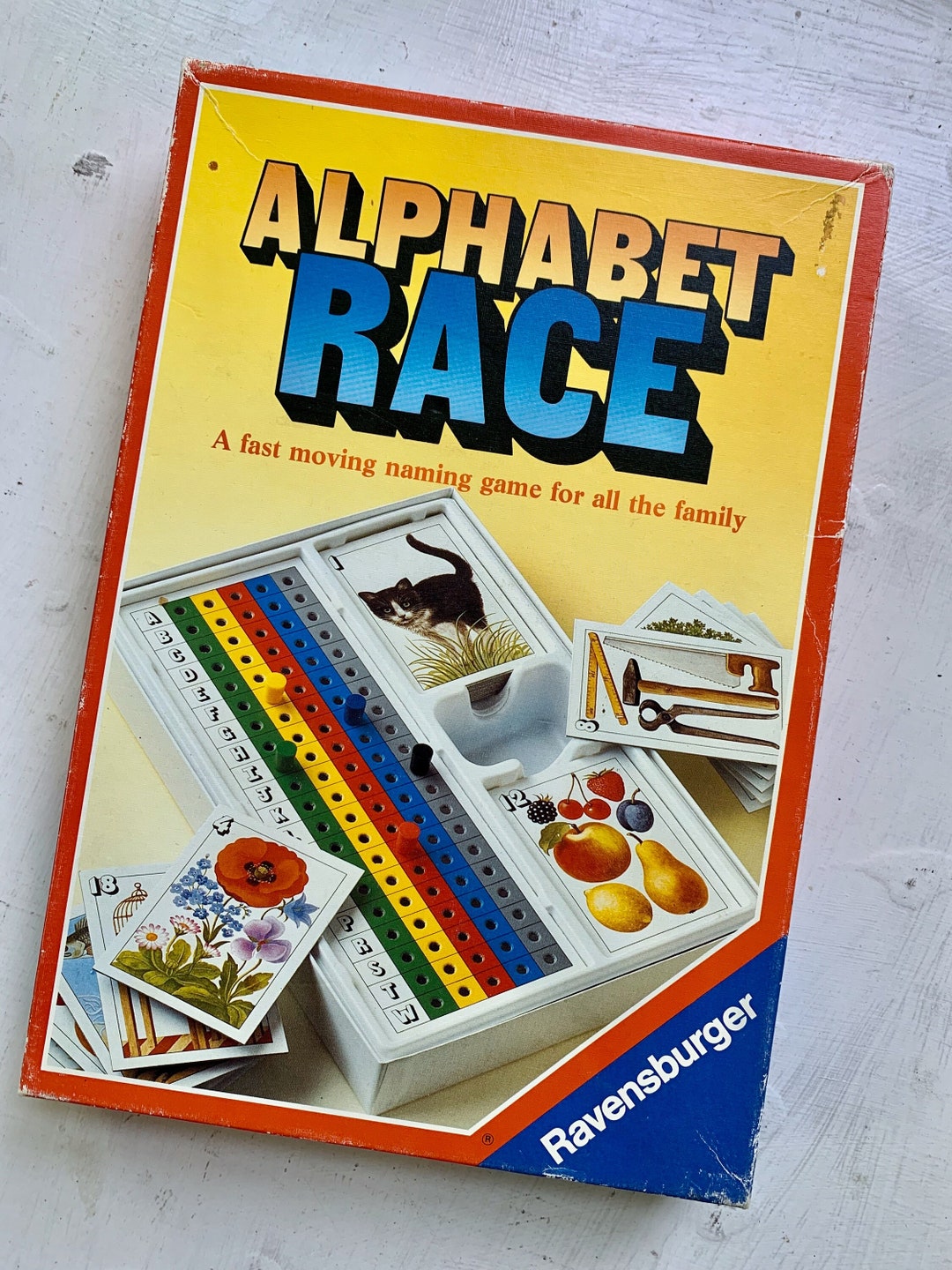 Vintage Alphabet Race Game Ravensburger - Etsy