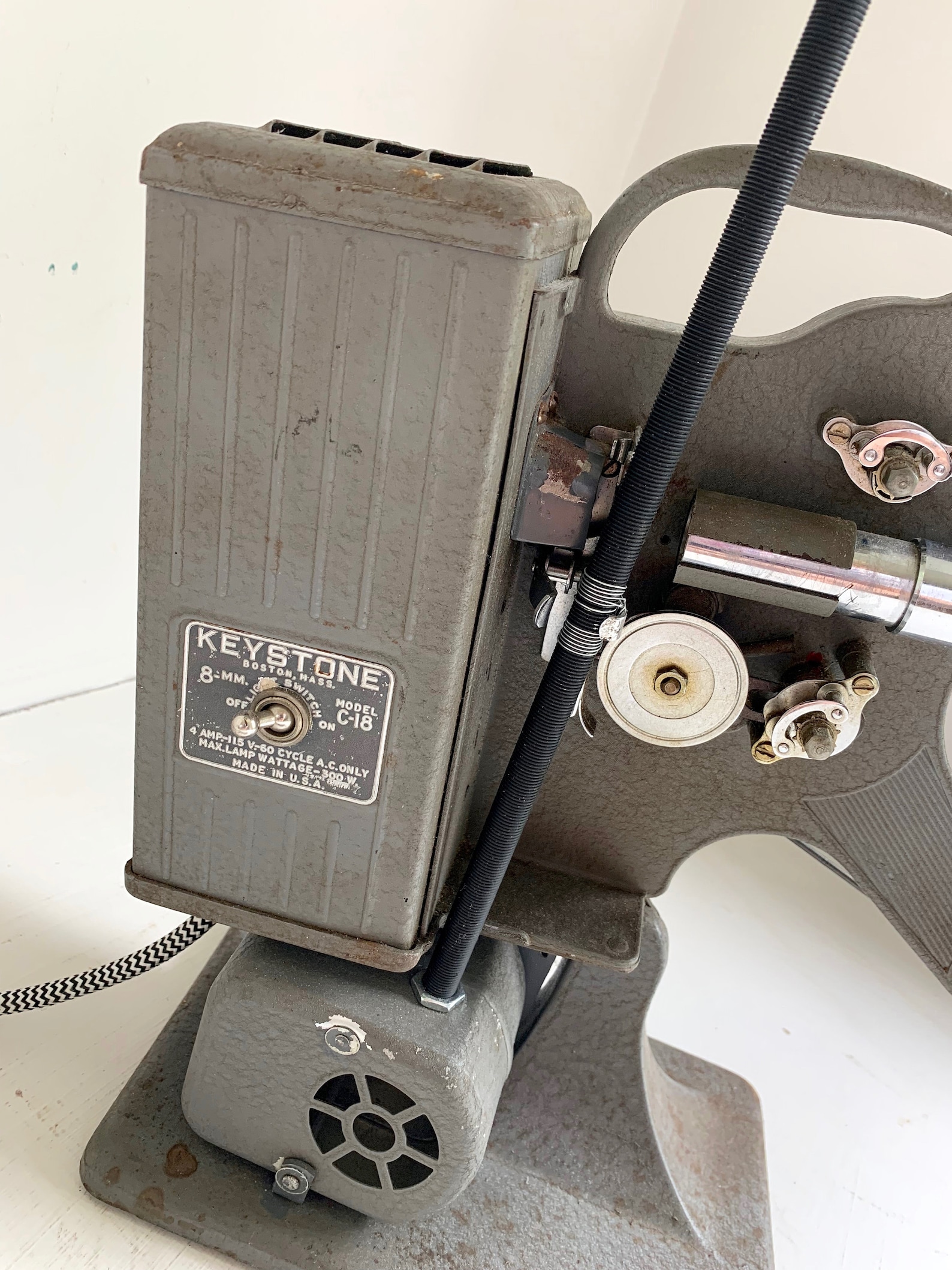 Vintage Movie Projector Lamp Repurposed Vintage Item - Etsy