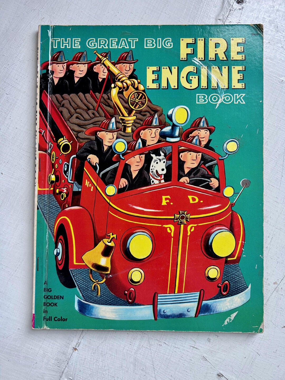The Great Big Fire Engine Book Big Golden Book 1950 - Etsy