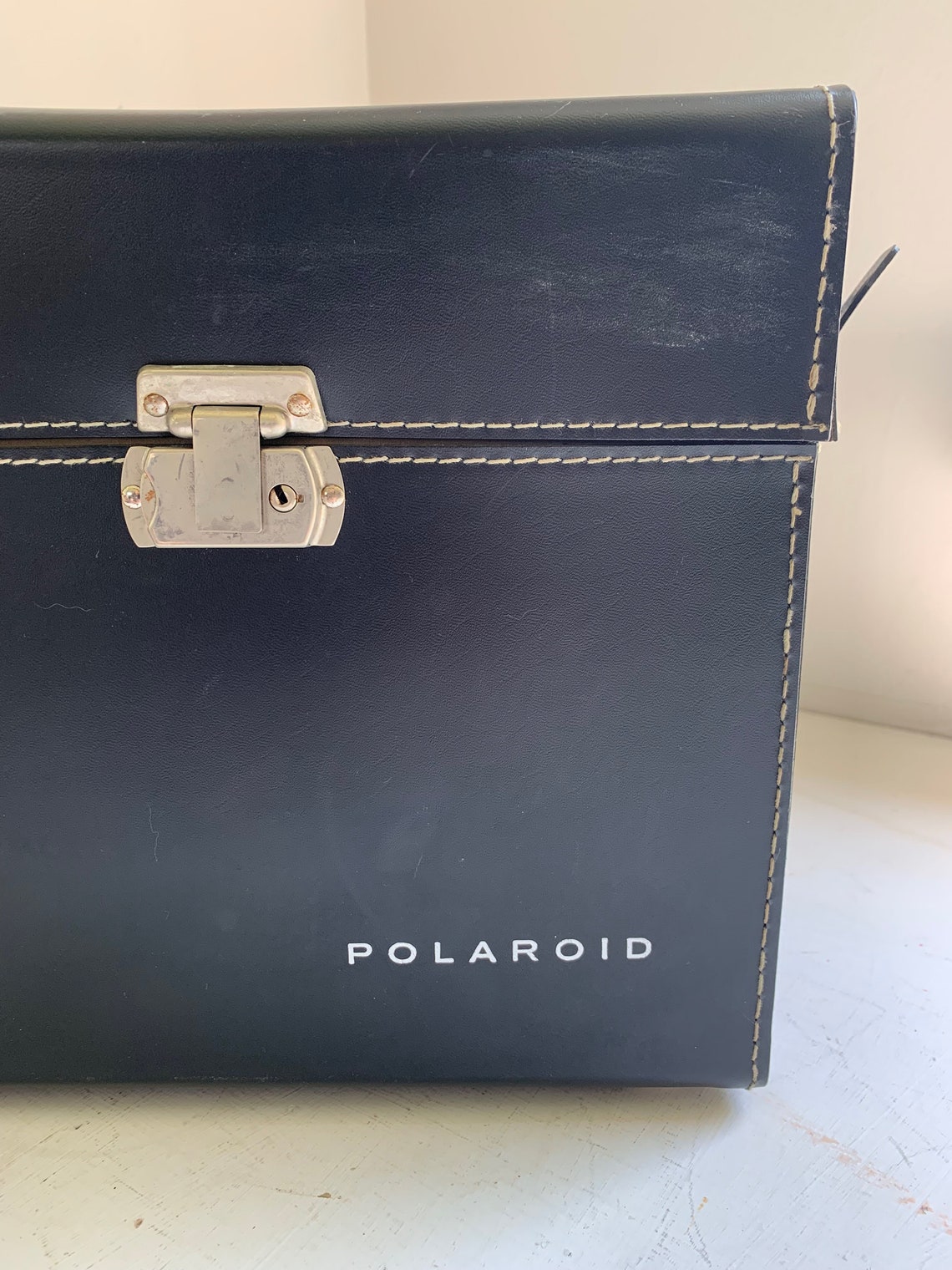 Vintage Polaroid Camera Case Black Leather With Strap - Etsy