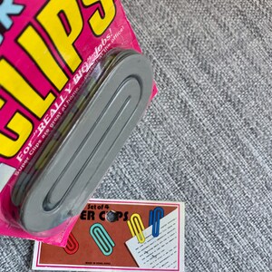 Set of Vintage Super Clips Giant Paper Clips NOS Made in Hong Kong - Etsy