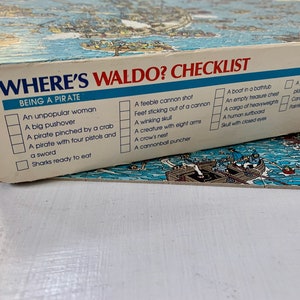 Vintage Where's Waldo Puzzle Being a Pirate Martin Handford 1991 - Etsy