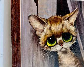 Big Eye Alley Cat - Etsy