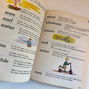 The New Color Picture Dictionary for Children 1977 - Etsy
