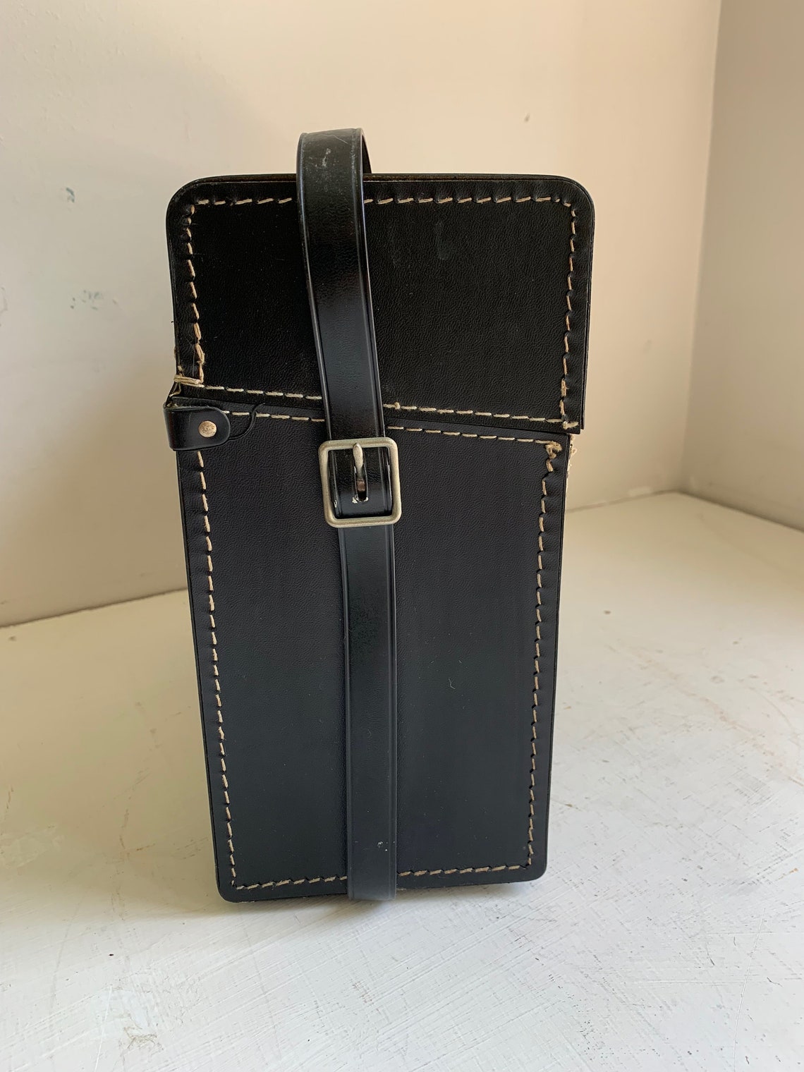 Vintage Polaroid Camera Case Black Leather With Strap - Etsy