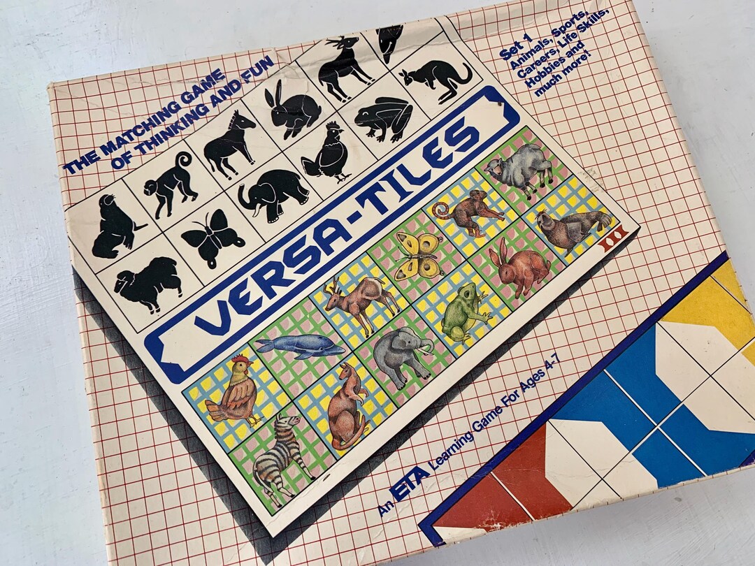 Discovery Toys ETA Versa-tiles Think It Through Thinking Game Set 1 - Etsy