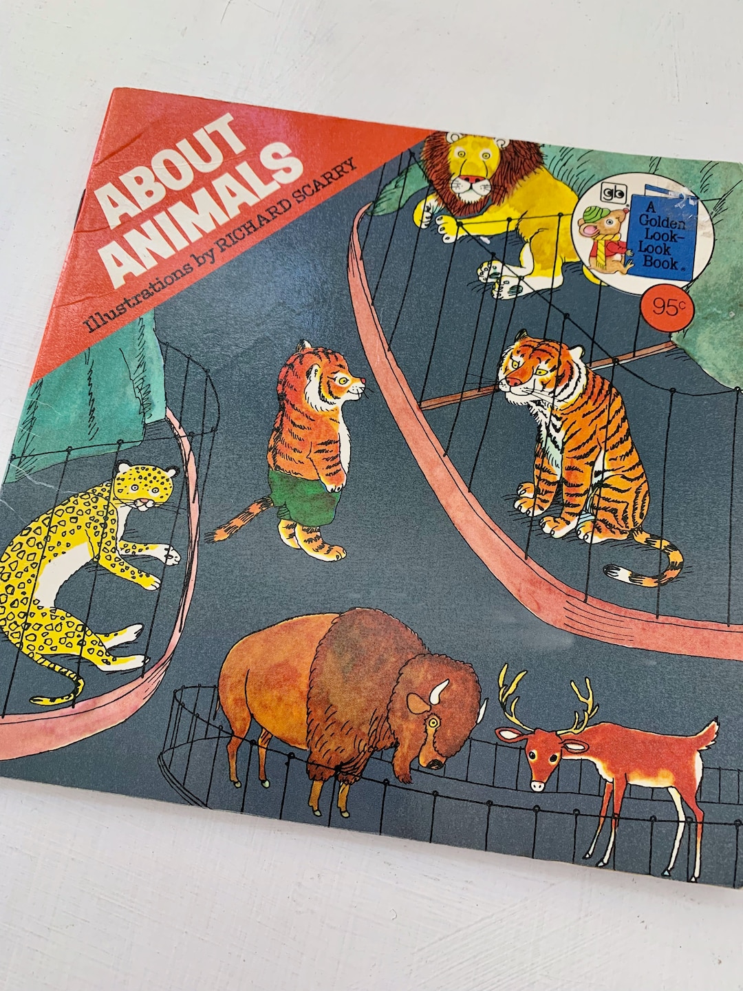 About Animals by Richard Scarry Beginner Book Paperback 1976 - Etsy