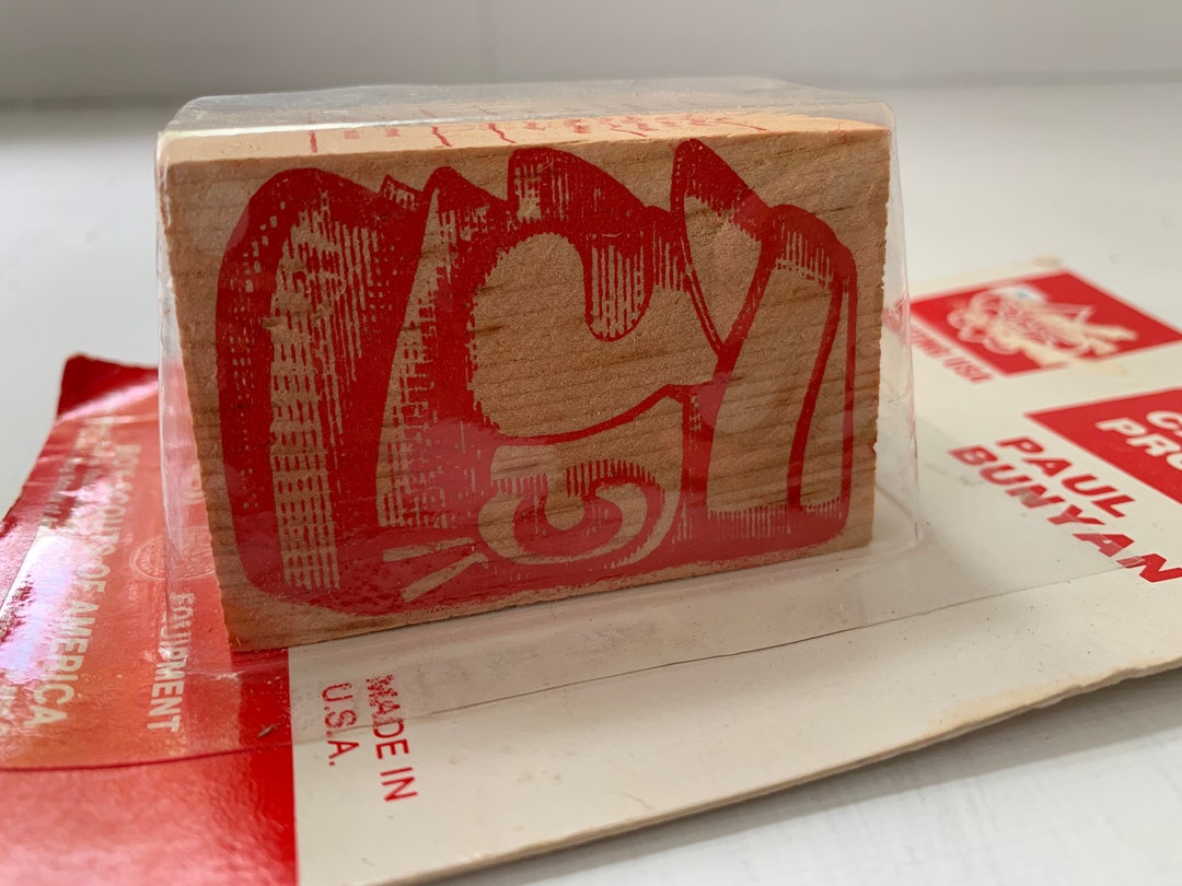 Vintage Boy Scouts Carving Project Paul Bunyan - Etsy