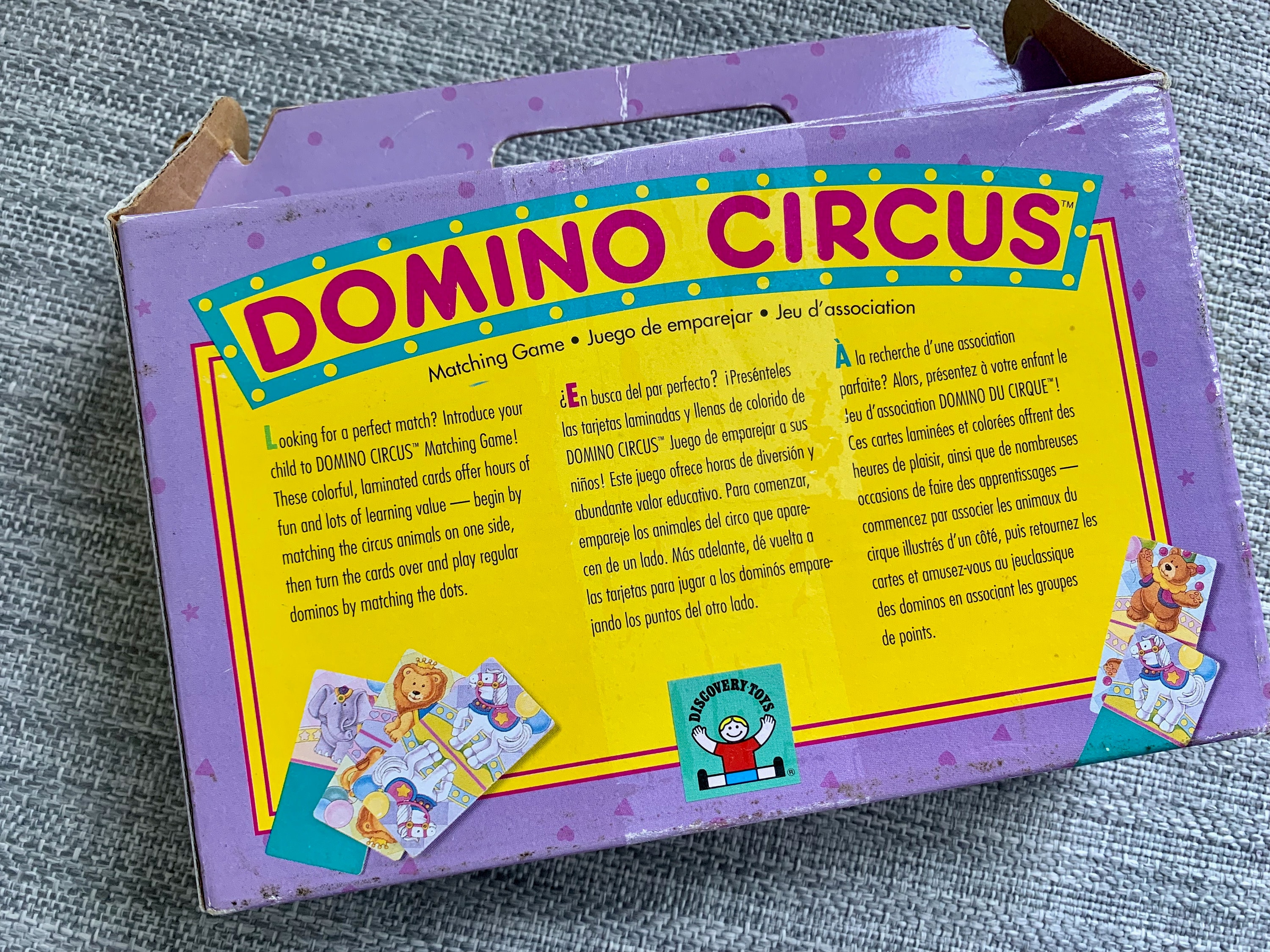 Vintage Discovery Toys Domino Circus Game - Etsy