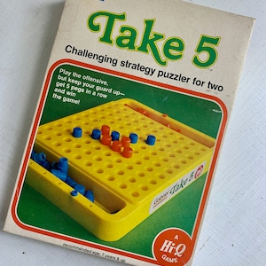 Vintage Take 5 Game Gabriel Made in Hong Kong 1977 - Etsy