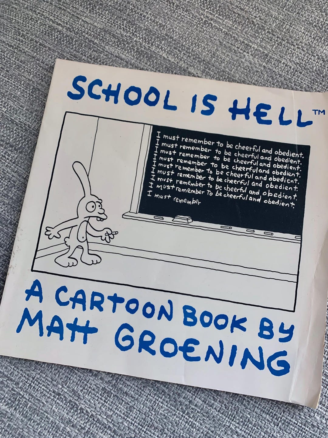 School is Hell by Matt Groening - Etsy