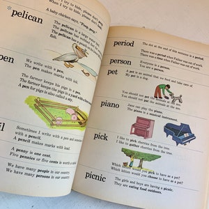 The New Color Picture Dictionary for Children 1977 - Etsy