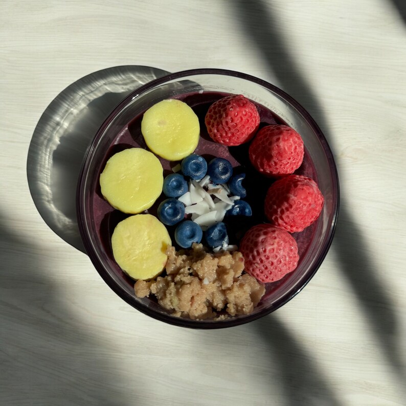 Acai Bowl Candle | Soy Candle | Viral Dessert Candle | Oat and Fruity ...