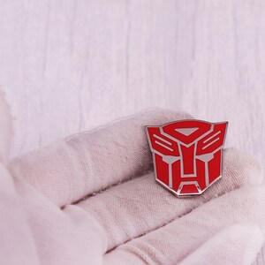 Transformers Red Autobot Logo Enamel Pin - Etsy