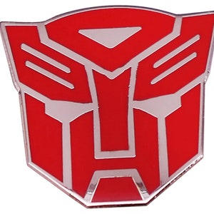 Transformers Red Autobot Logo Enamel Pin - Etsy