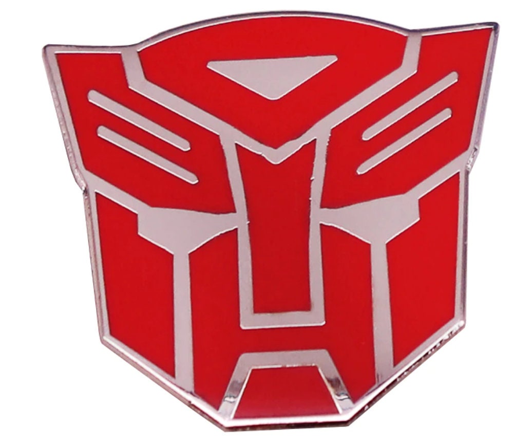 Transformers Red Autobot Logo Enamel Pin - Etsy