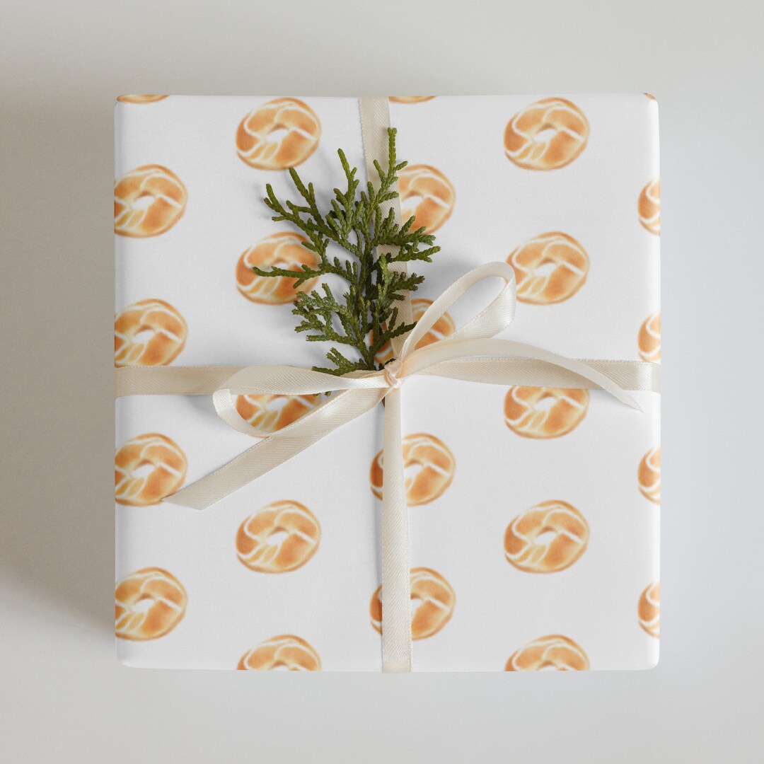 The Sunday Morning Bagel Wrapping Paper - Etsy
