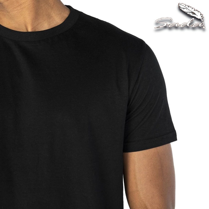 Sada Crew-neck T-shirt Short-sleeve (6pc) 100% Cotton - Etsy