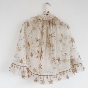 GLITTERY STAR CAPE, Kids Dress up Cape,sparkle Cape, Sequin & Tulle ...