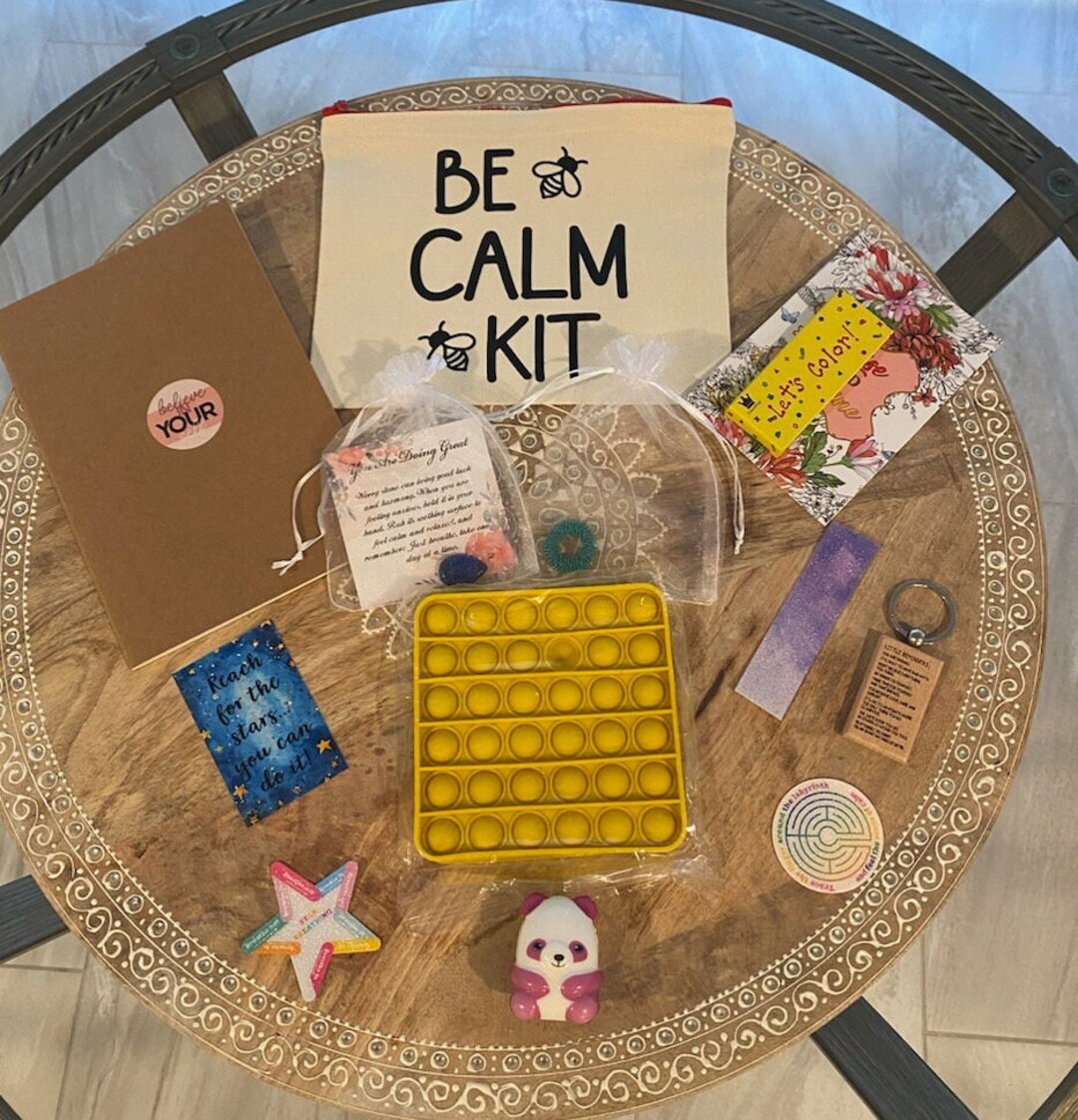 Be Calm Kit: Stress/anxiety Relief Kits for Children- Mindfulness ...