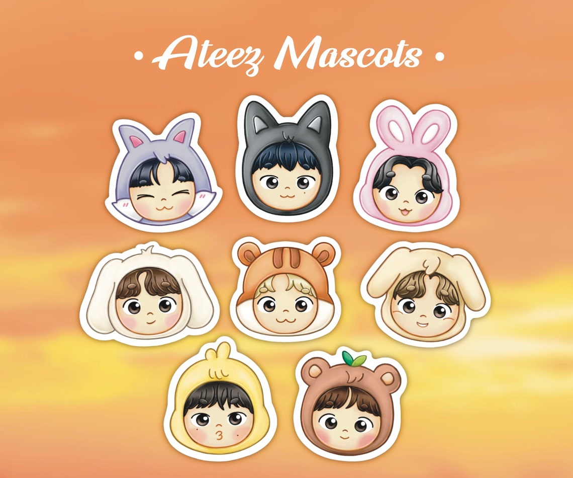 Ateez Mascots - Etsy