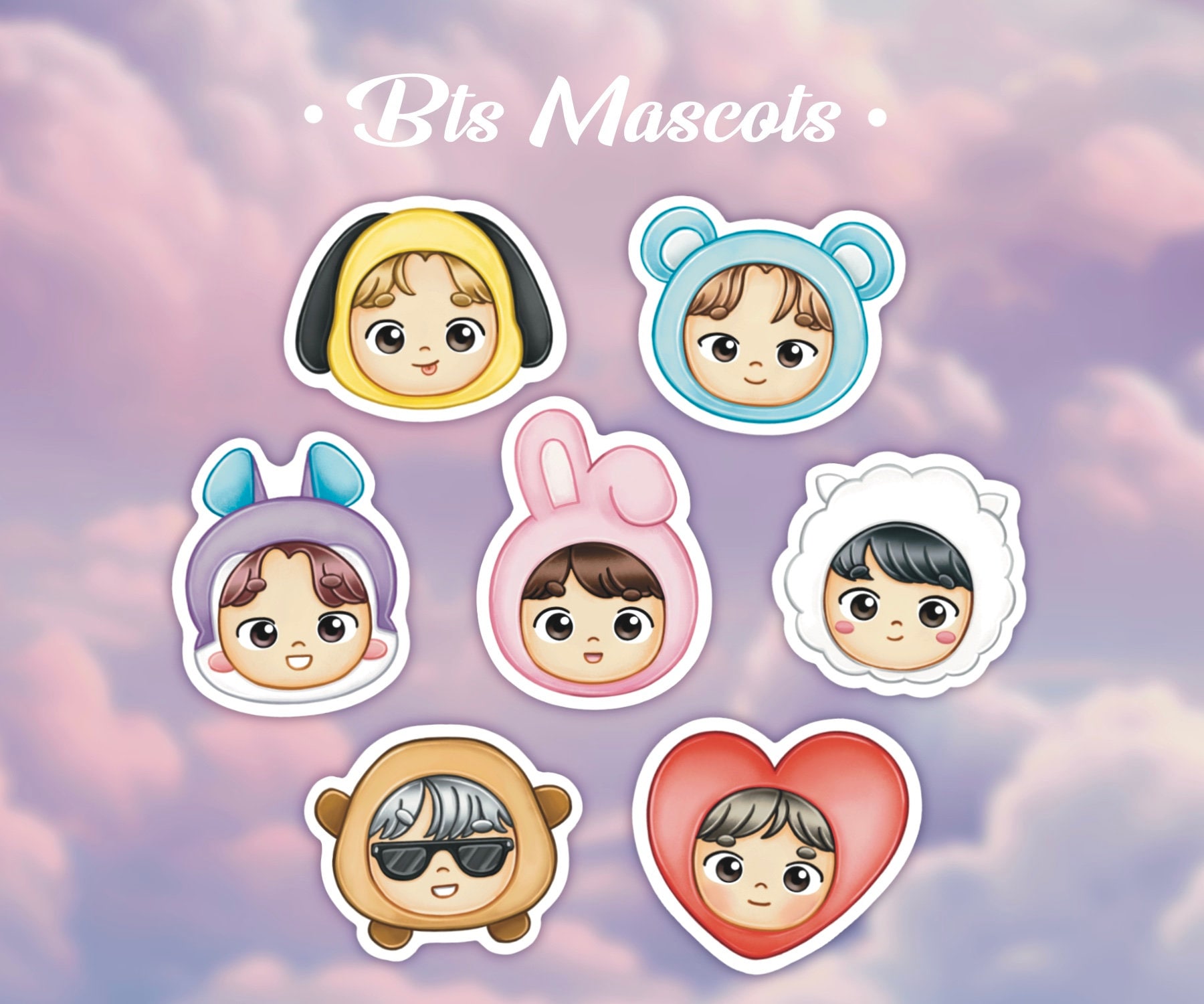 Bts Mascots - Etsy