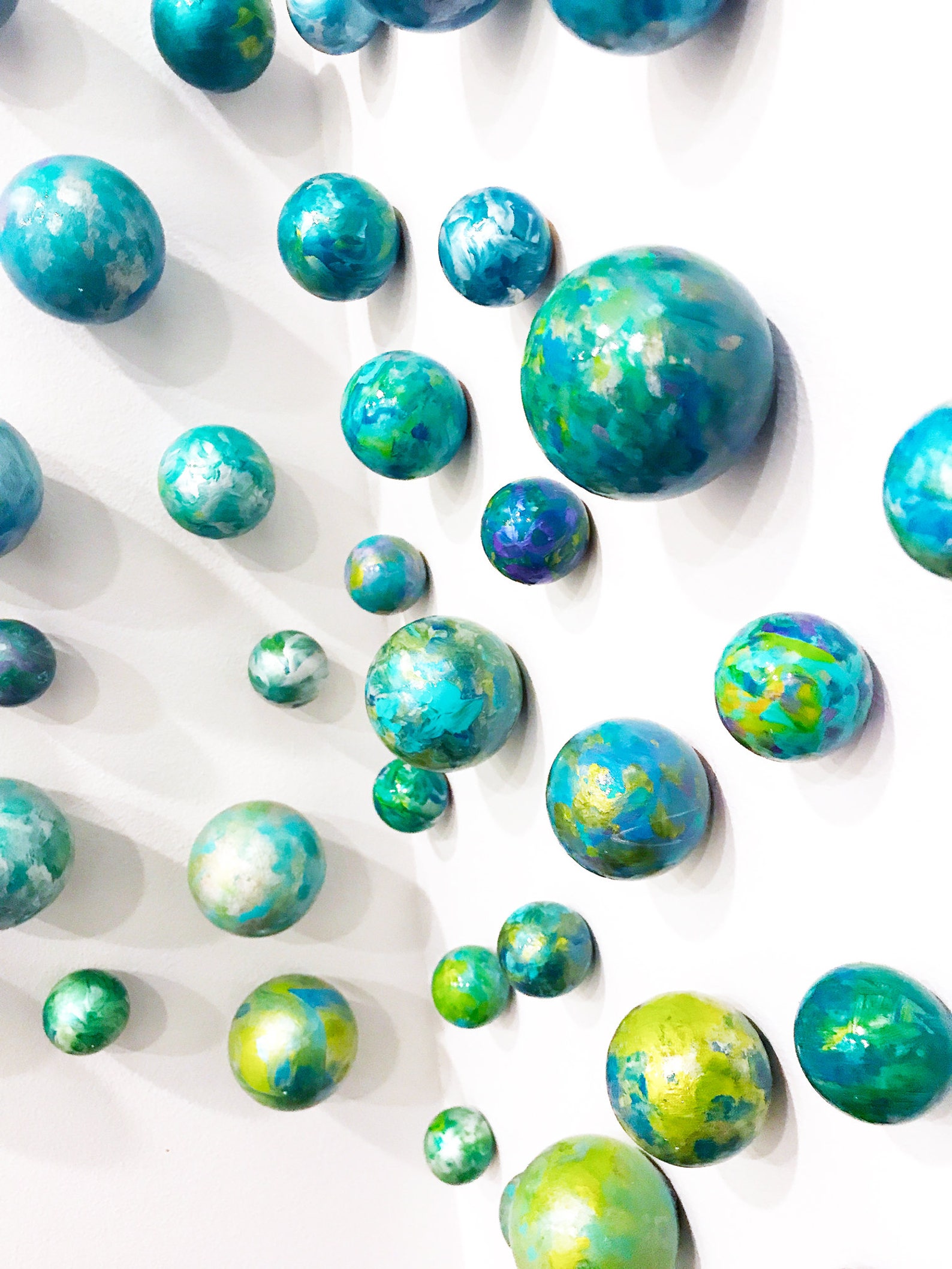 Sphere Wall Sculpture 3D Wall Art Colorful Wall Art 3D - Etsy UK