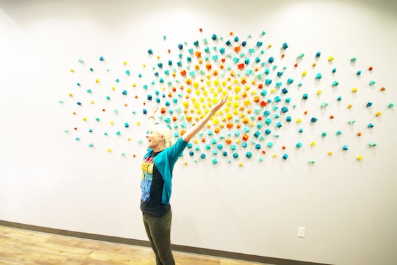 3D Wall Art Installation Cubes Commercial Art Lobby Art - Etsy