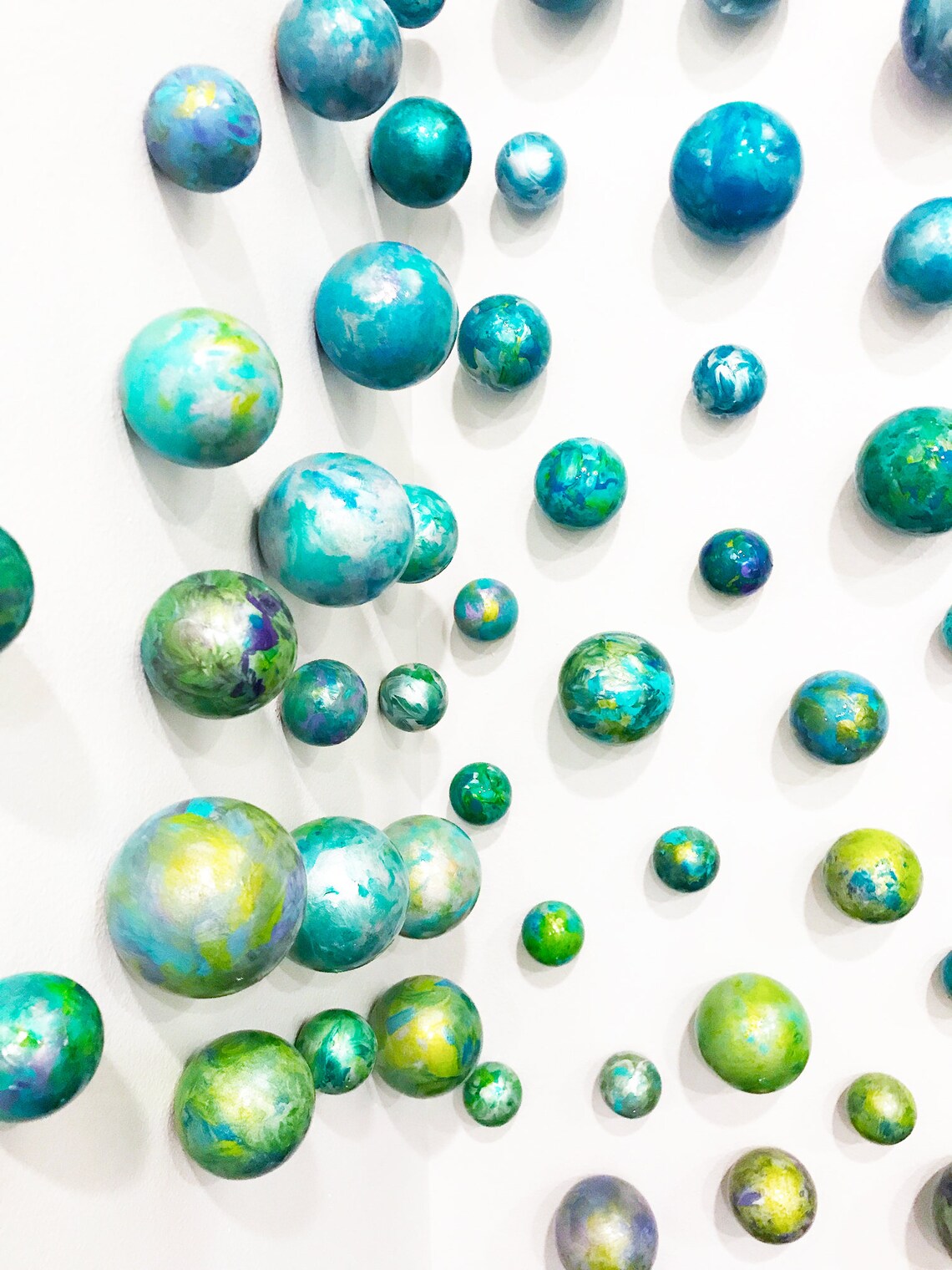 Sphere Wall Sculpture 3D Wall Art Colorful Wall Art 3D - Etsy UK