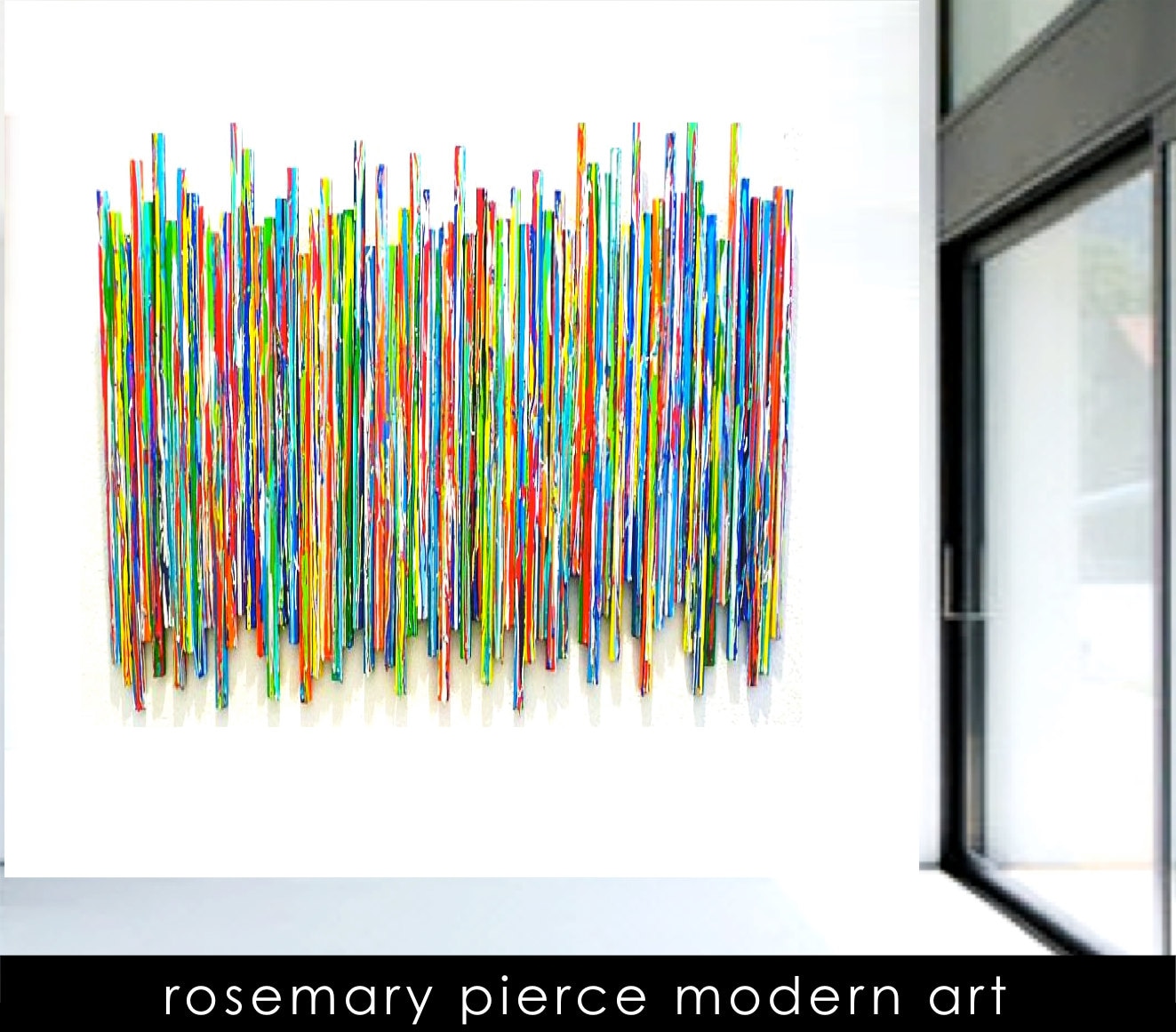 Large Wall Sculpture | Abstract Painted Mixed Media Wall Art | Custom ...