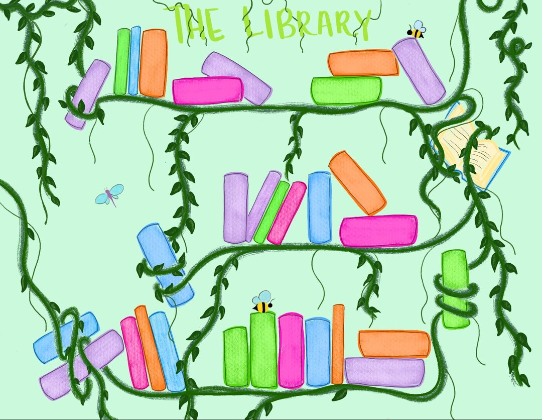 Garden/ Vine Themed Reading Tracker - Etsy
