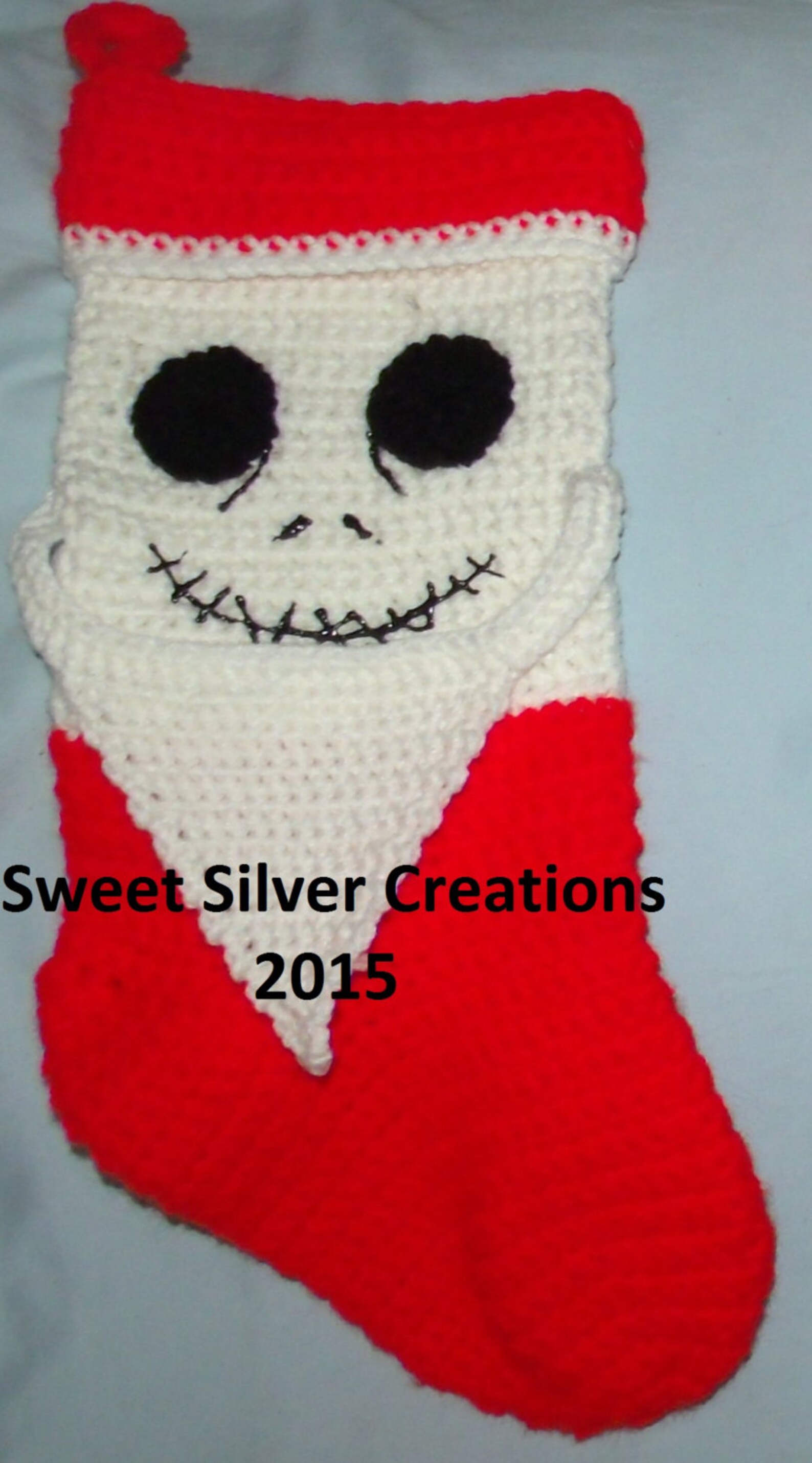 Crochet Pattern Nightmare Christmas Stocking Set Inspired by - Etsy