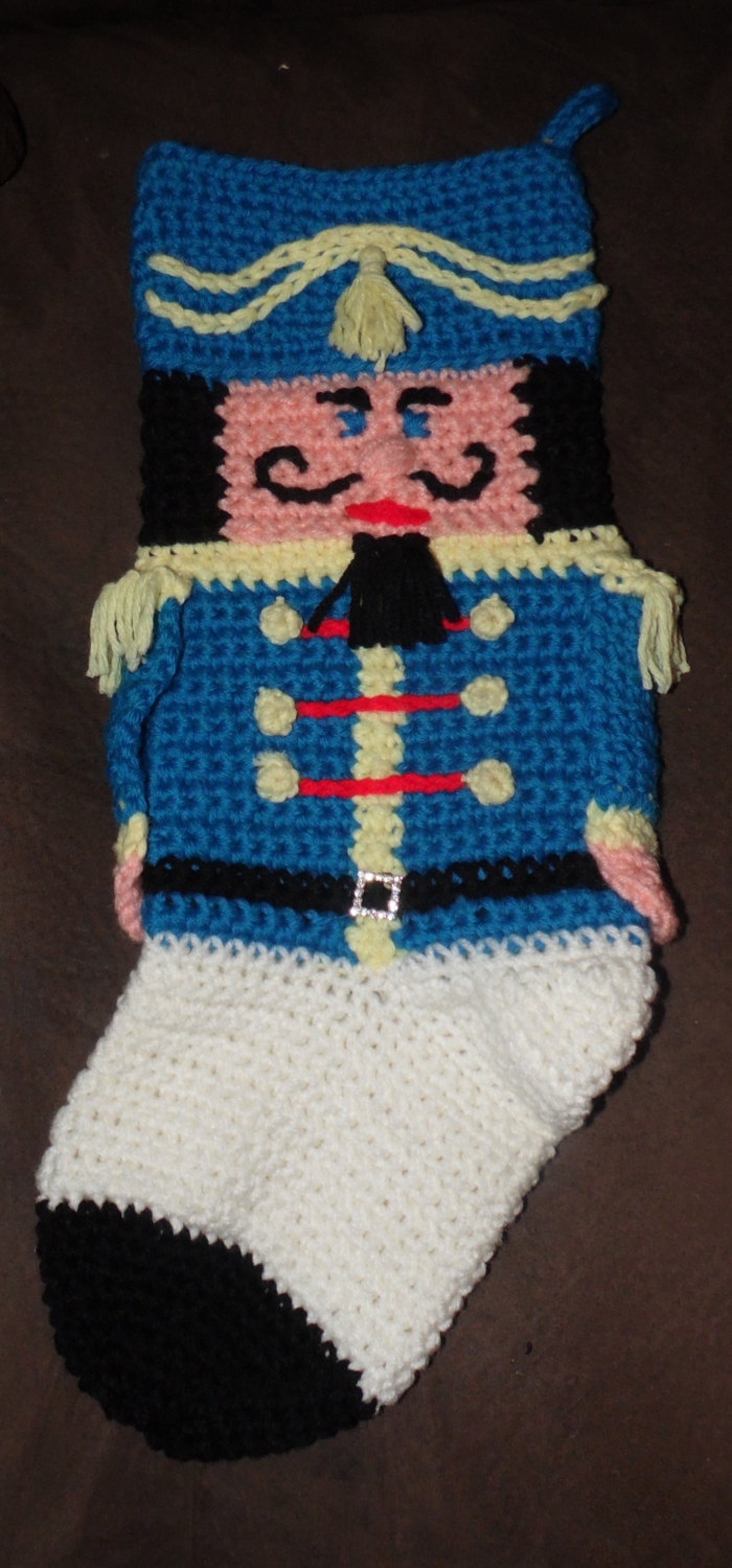 Nutcracker/toy Soldier Christmas Stocking Crochet Pattern - Etsy