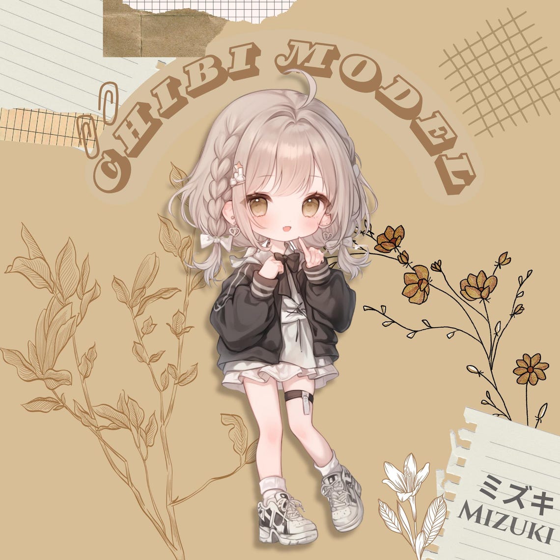 Custom Chibi Character Fan Art Cute Chibi Commissions Chibi ...